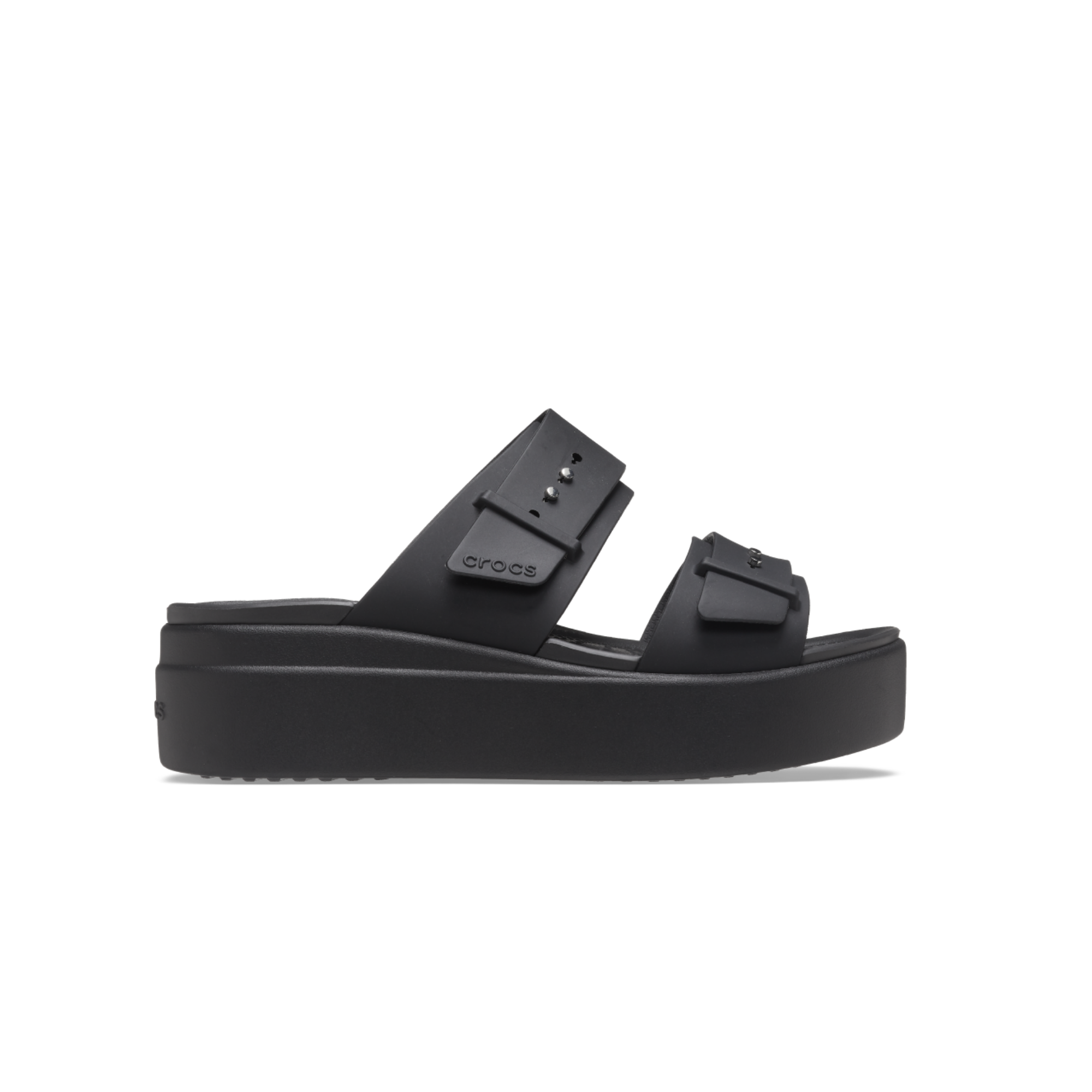 รองเท้าแตะผู้หญิง BROOKLYN BUCKLE LOW WEDGE – Crocs Thailand