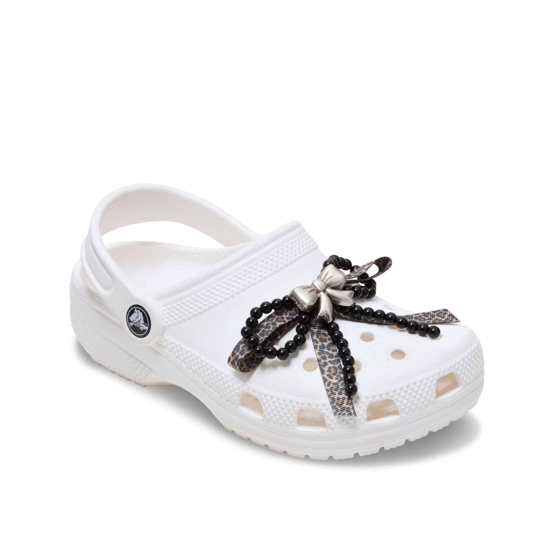 JIBBITZ™ SILVER AND BLACK MIX BOW – Crocs Thailand